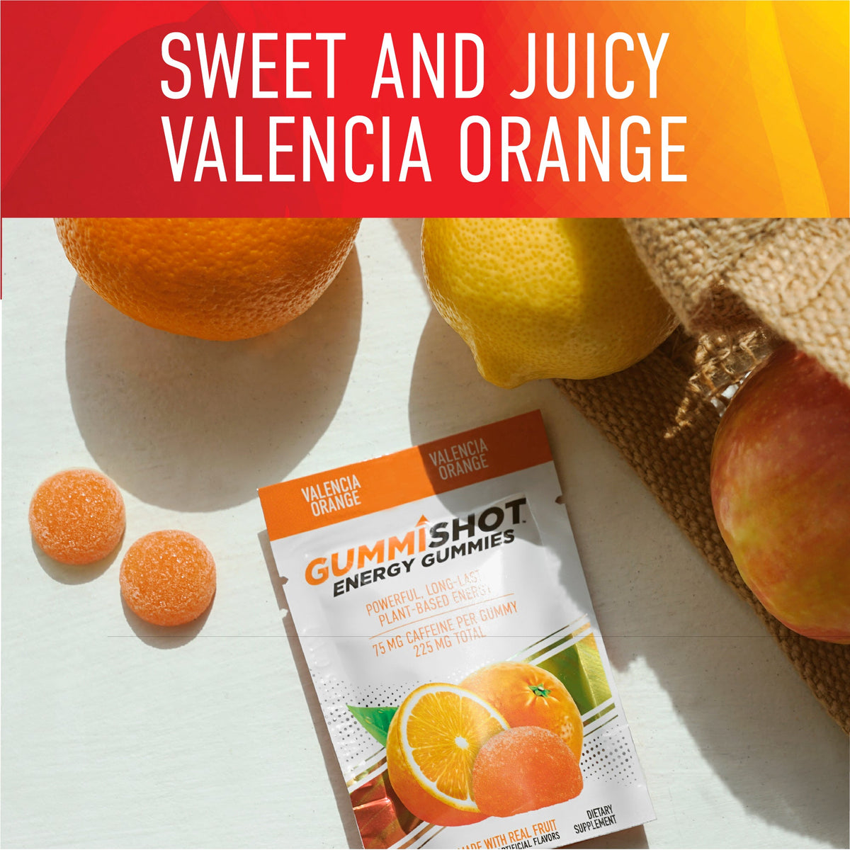 GummiShot Energy Gummies | Plant-Based Caffeine Chews for On-The-Go